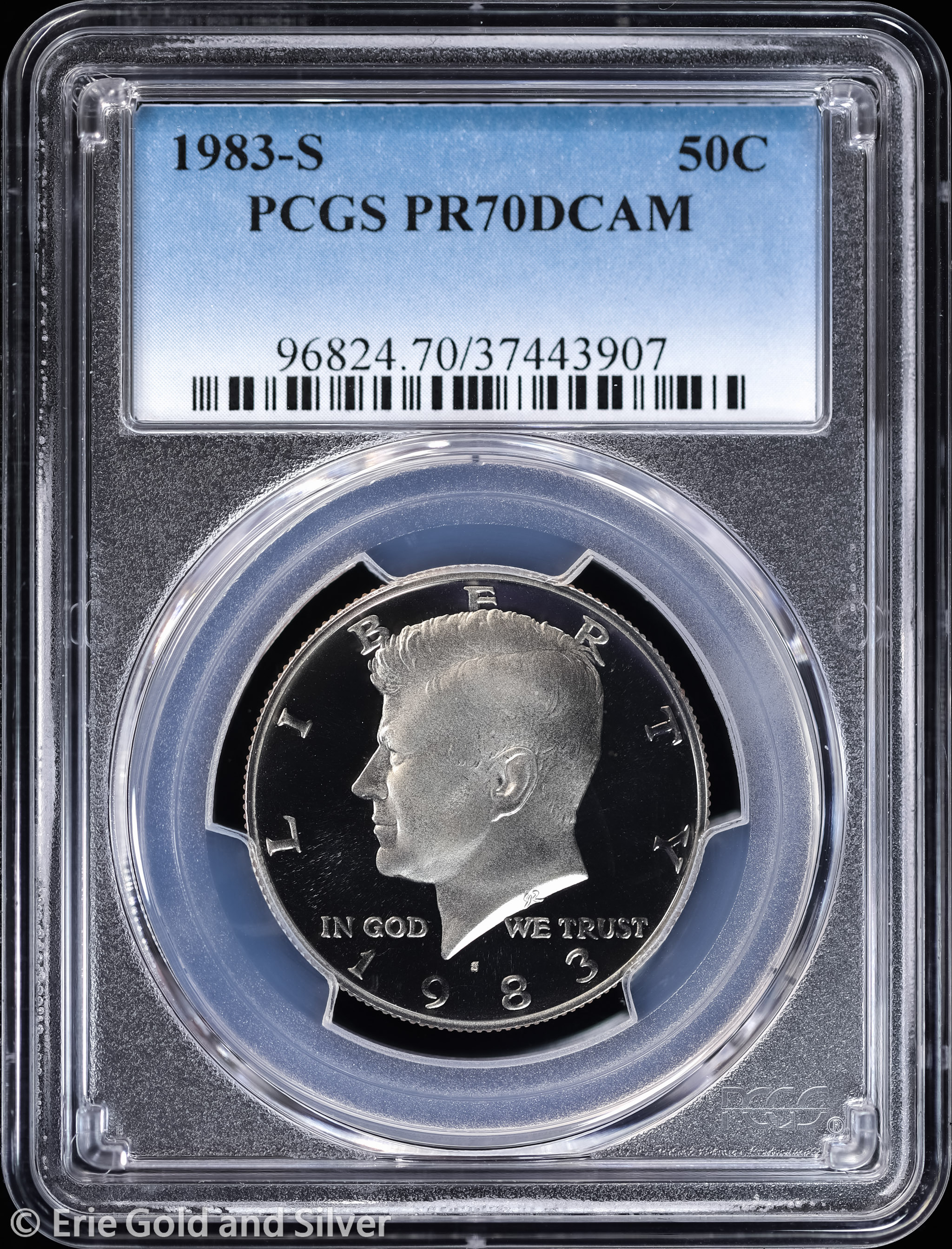 Erie Gold And Silver | 1983-S 50C Proof Kennedy Half Dollar PCGS PR 70 DCAM
