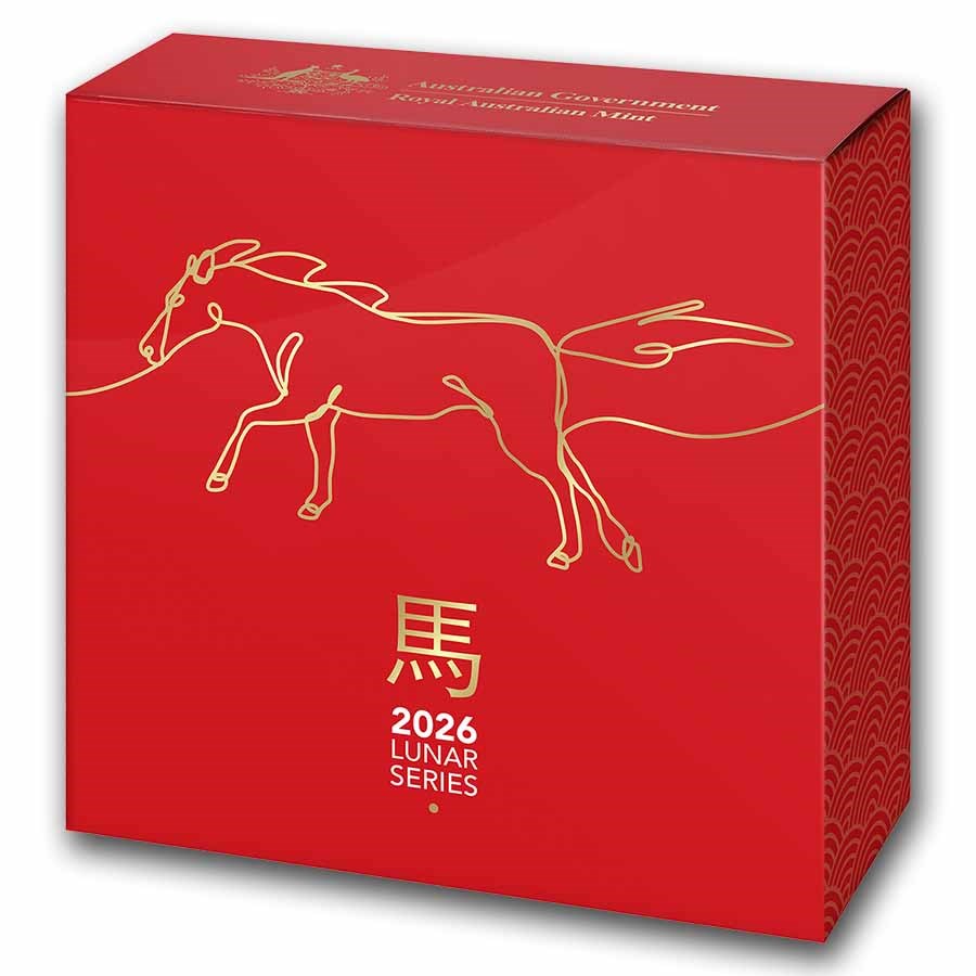 Erie Gold And Silver | 2026 Australian Year of the Horse Domed 1 oz ...
